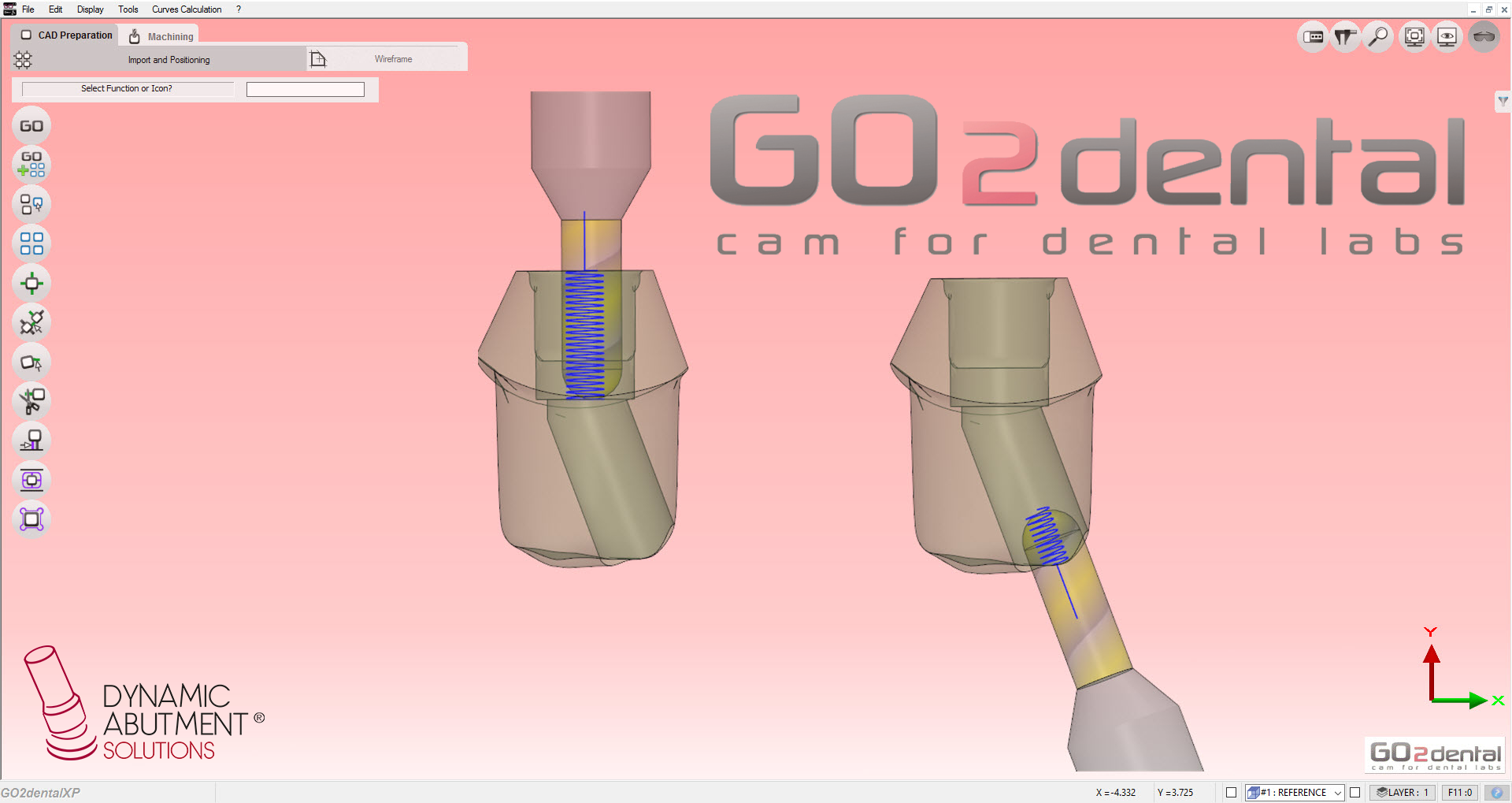 New Software CAM: GO2dental | Dynamic Abutment Solutions EN