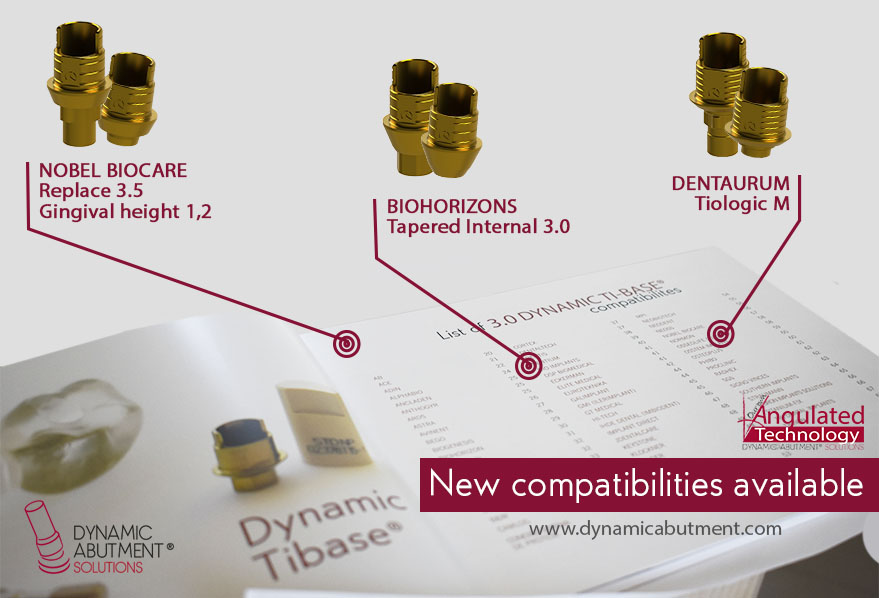 NEW COMPATIBILITIES AVAILABLE | Dynamic Abutment Solutions EN