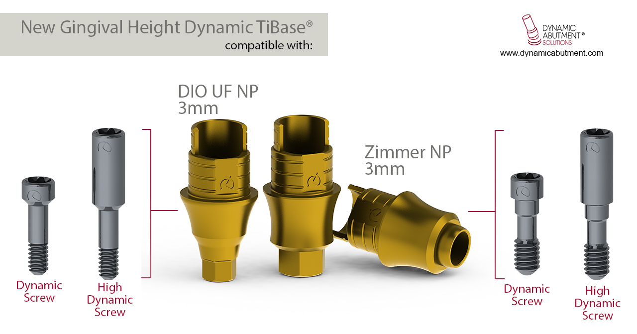 GINGIVAL OPTIONS WITH DYNAMIC TIBASE® | Dynamic Abutment Solutions EN