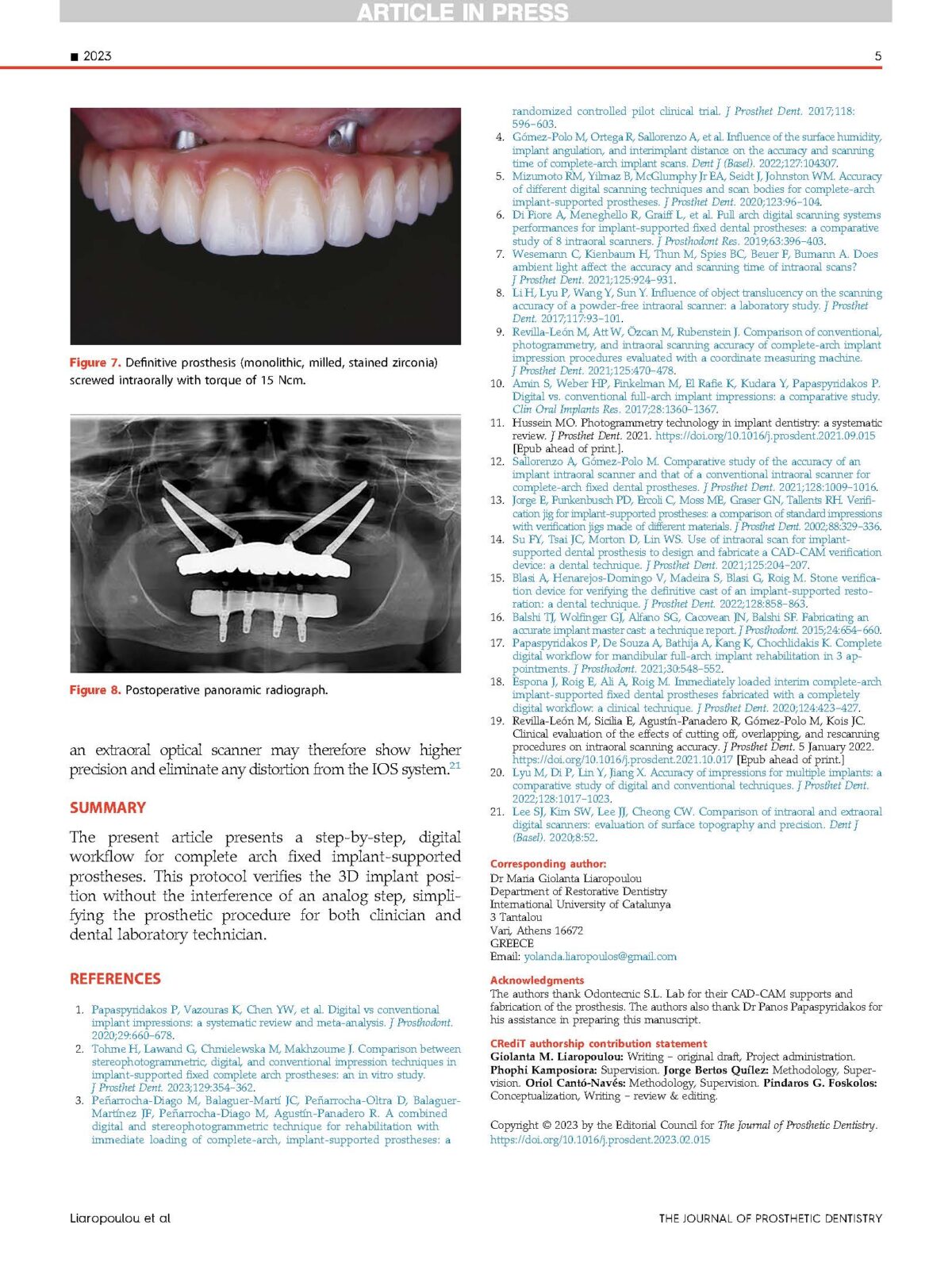 Reverse impression technique: A fully digital protocol for the ...