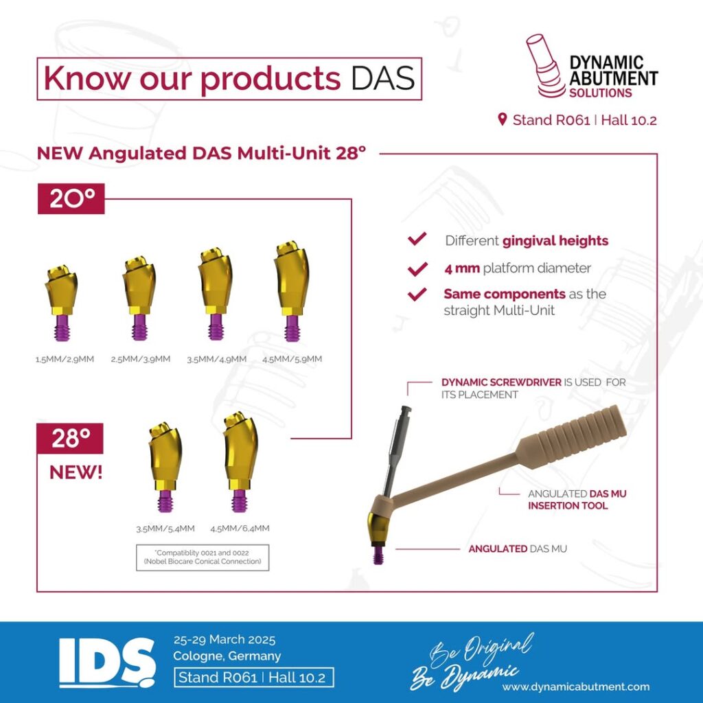 IDS 2025: Know our products | Dynamic Abutment Solutions EN